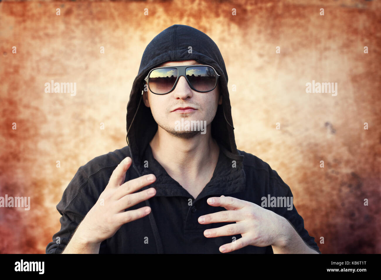Hands gesture rapper hi-res stock photography and images - Alamy