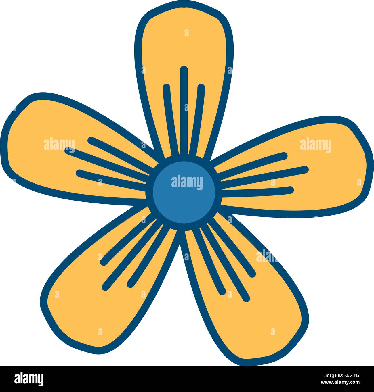 Beautiful flower symbol Stock Vector Image & Art - Alamy