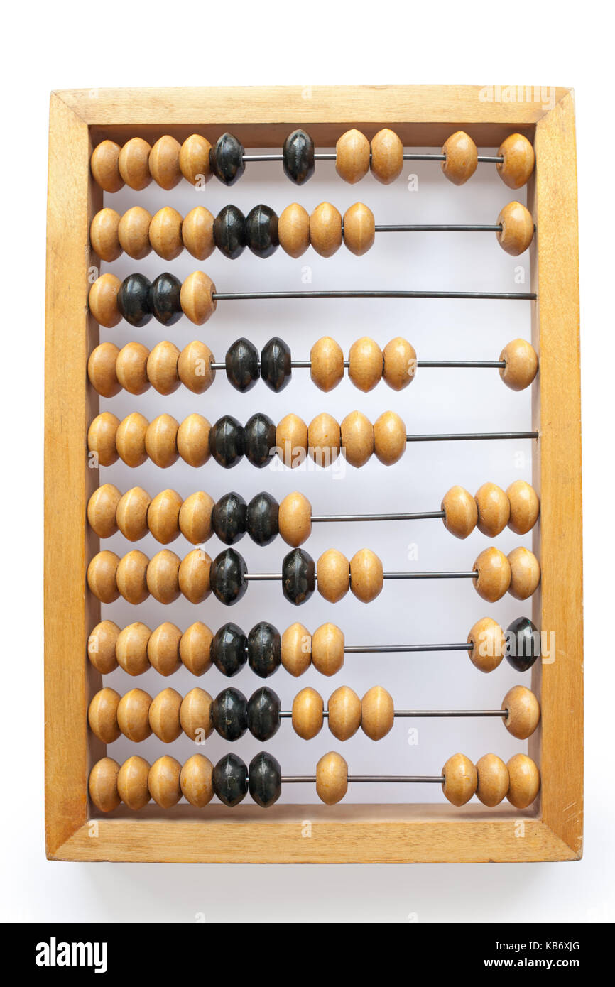 Accounting abacus for financial calculations Stock Photo - Alamy