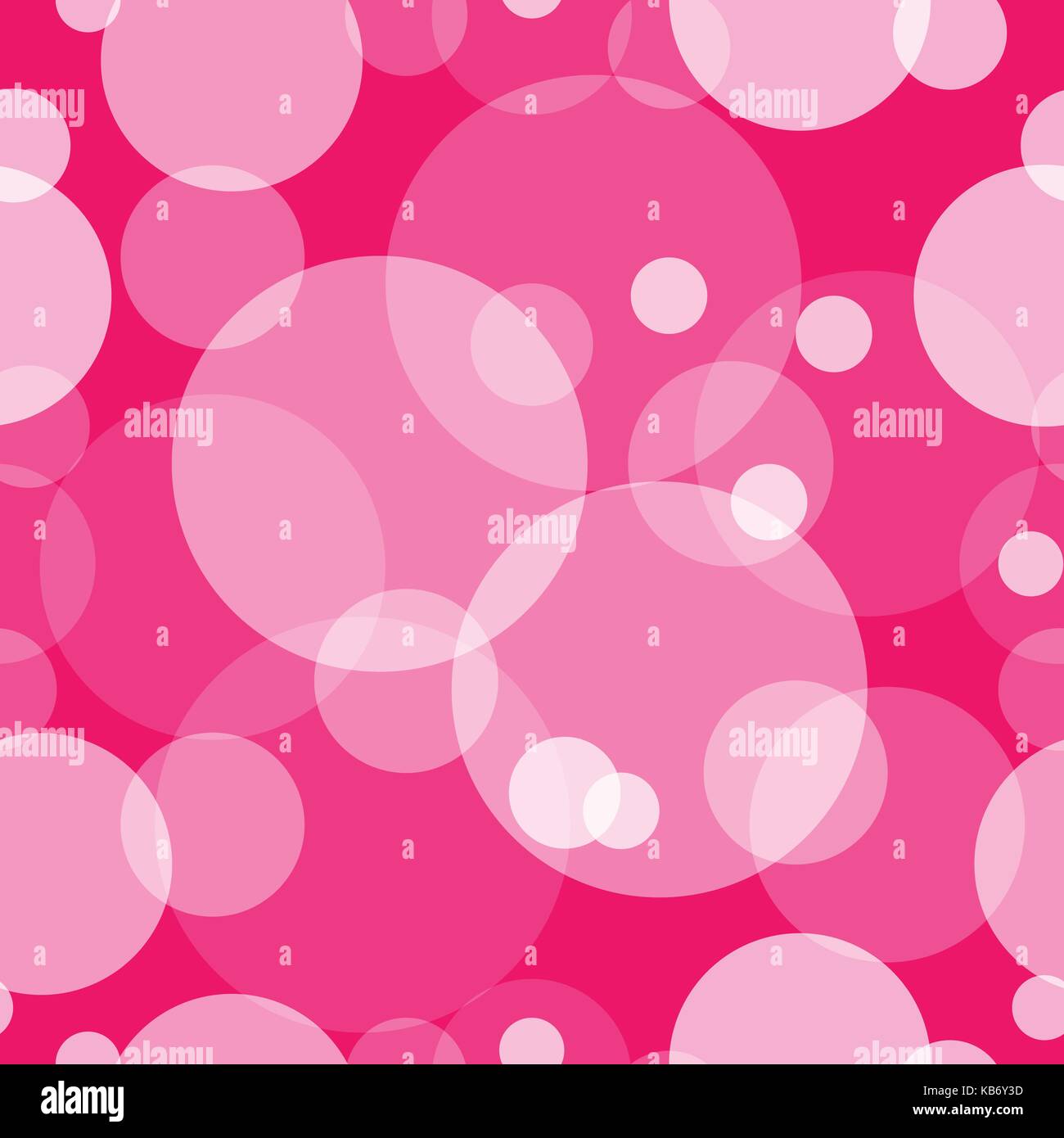 seamless tileable texture with circle bubbles and pink background Stock ...