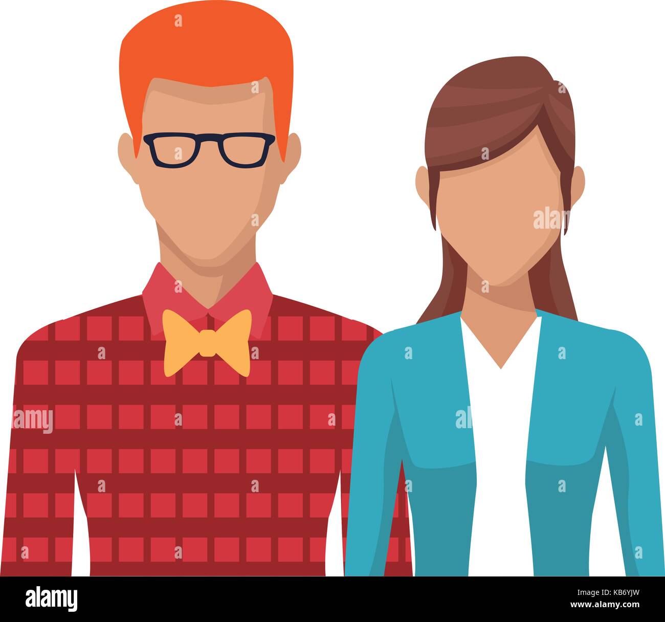 Young couple cartoon Stock Vector Image & Art - Alamy