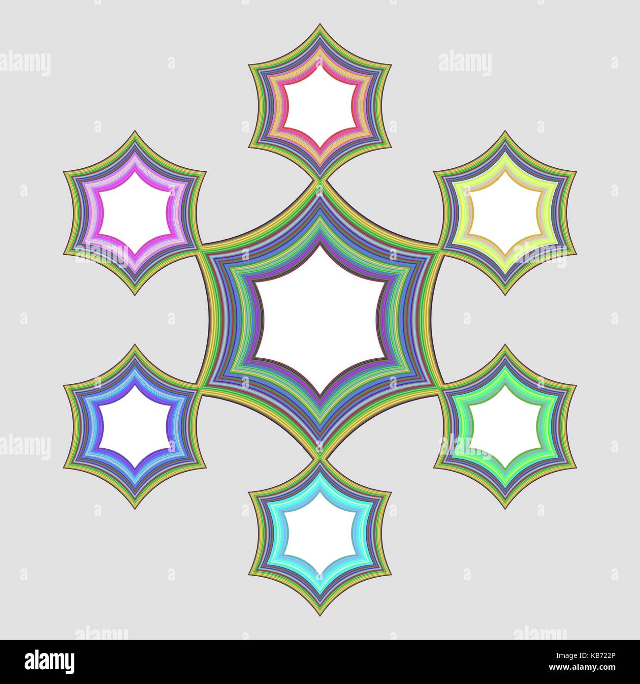 Six circular Stock Vector Images - Alamy