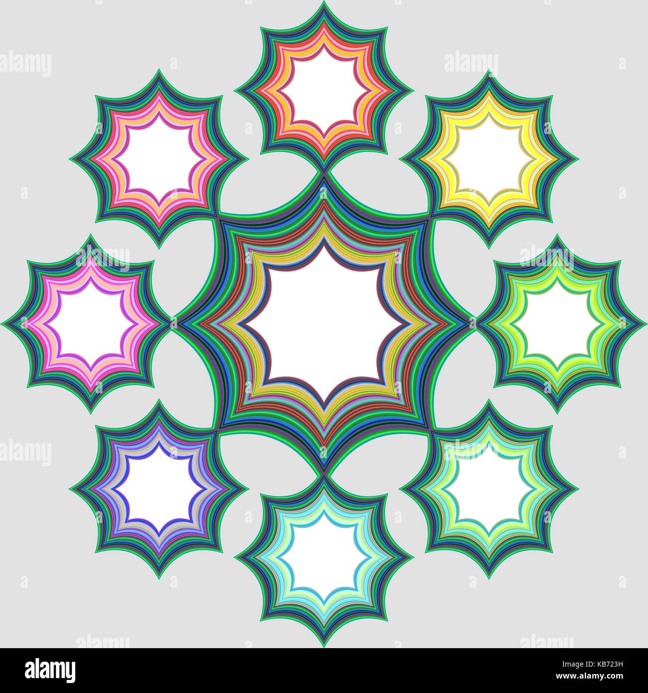 8 part circle infographic hi-res stock photography and images - Alamy