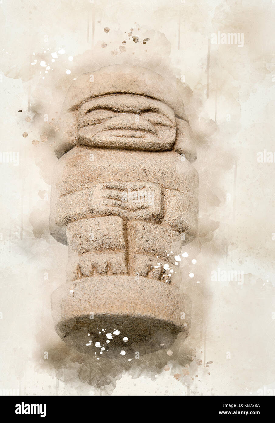 Pre columbian stone sculpture hi-res stock photography and images - Alamy