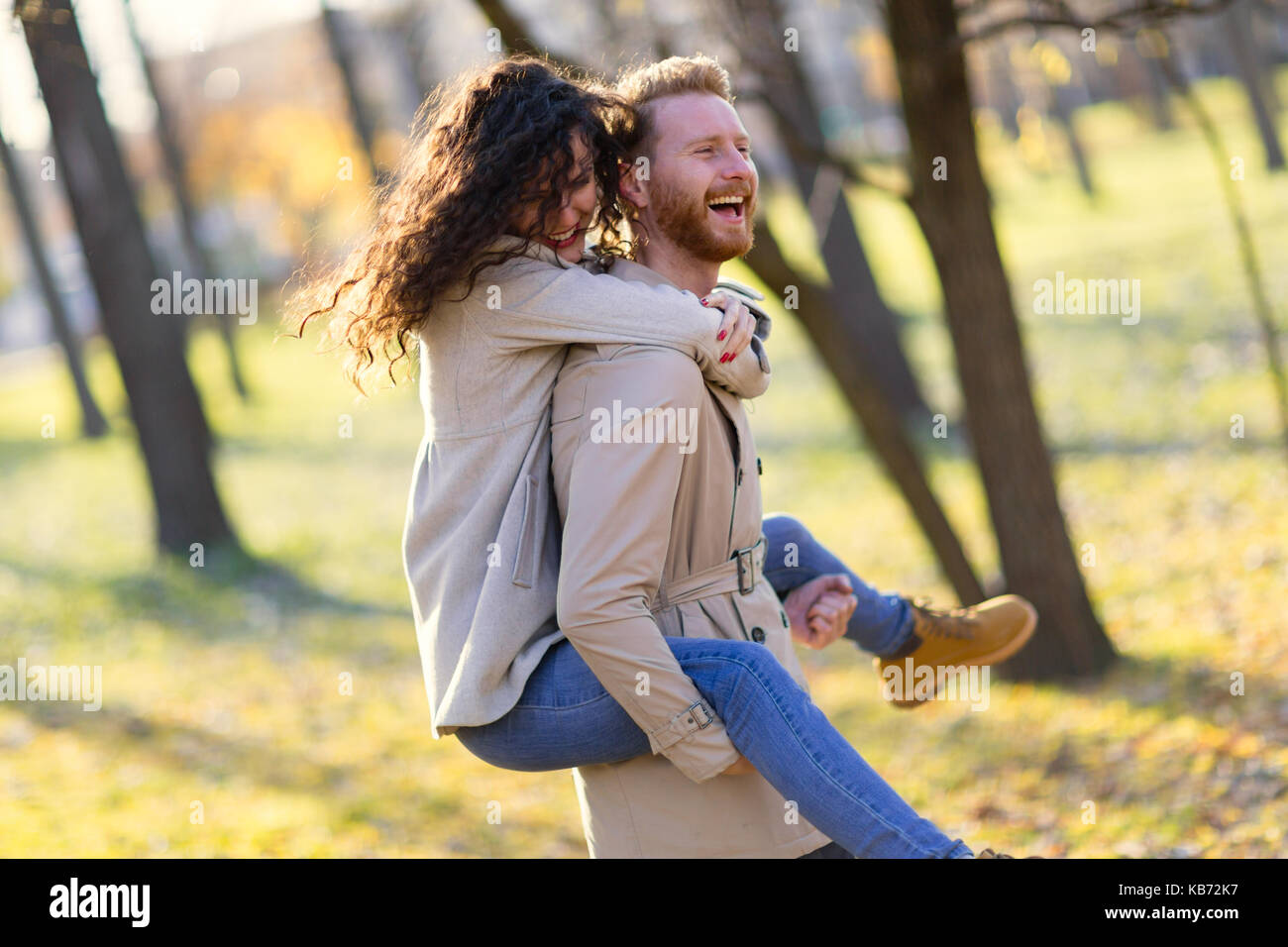 Young cute couple together hi-res stock photography and images - Alamy