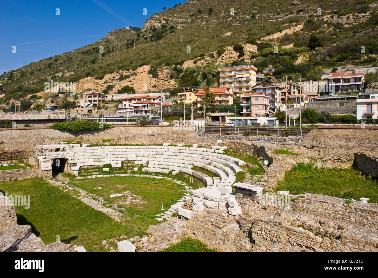 Archaeological site, Roman colony Albium Intemelium, Ventimiglia ...