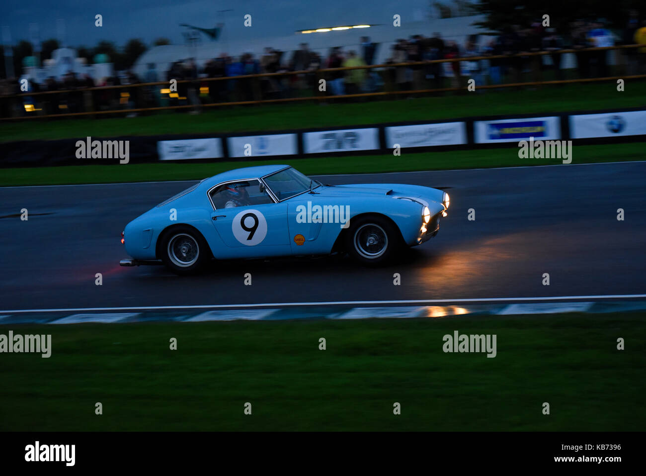 1960 Ferrari 250 GT SWB owned by Marc Devis racing in the Kinrara ...