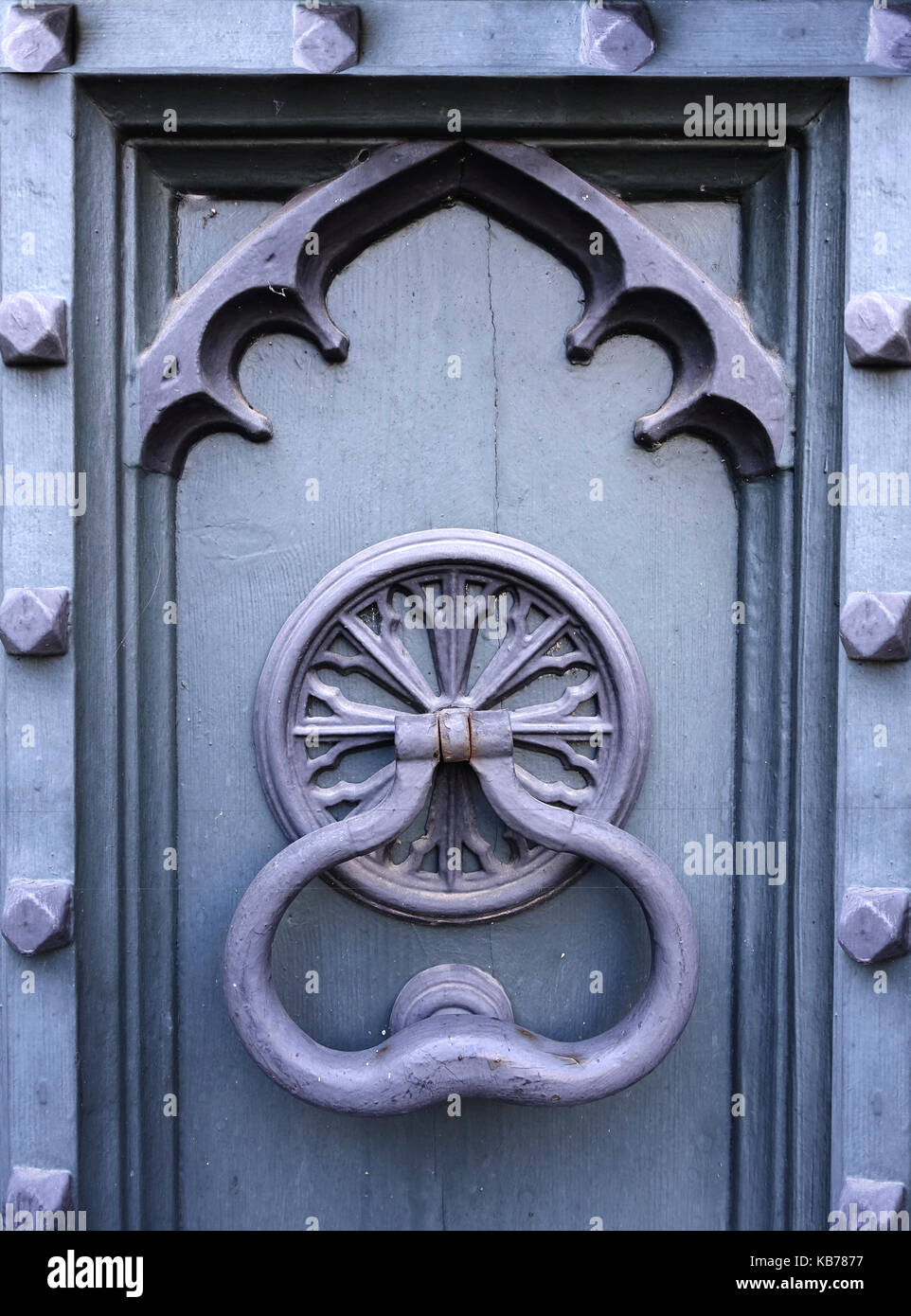 Door Knocker at Coughton Court and Gardens,Alcester, Warwickshire, B49 ...