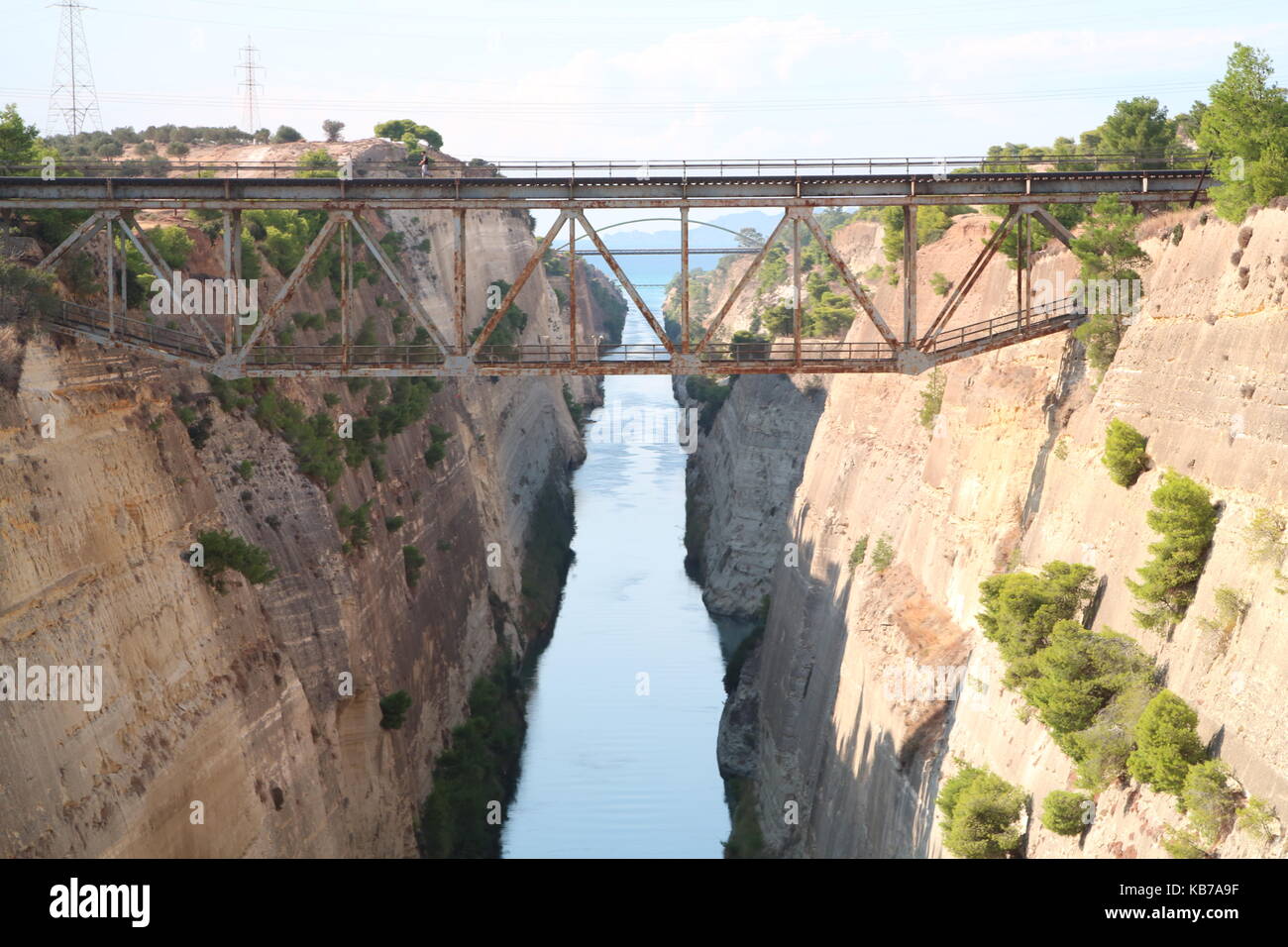 Isthmus of Corinth, Corinth, Greece Stock Photo - Alamy
