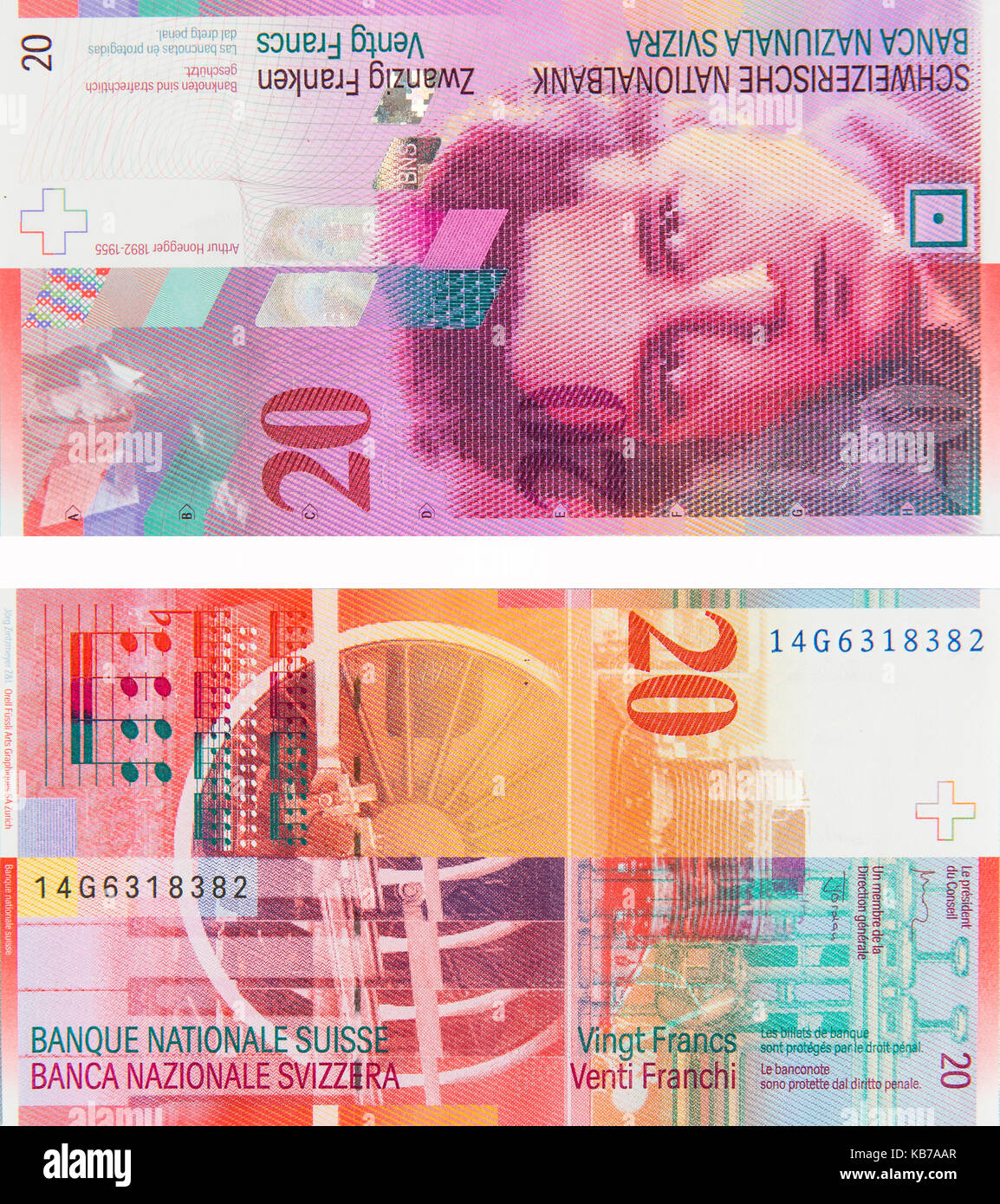 20 swiss francs hi-res stock photography and images - Alamy