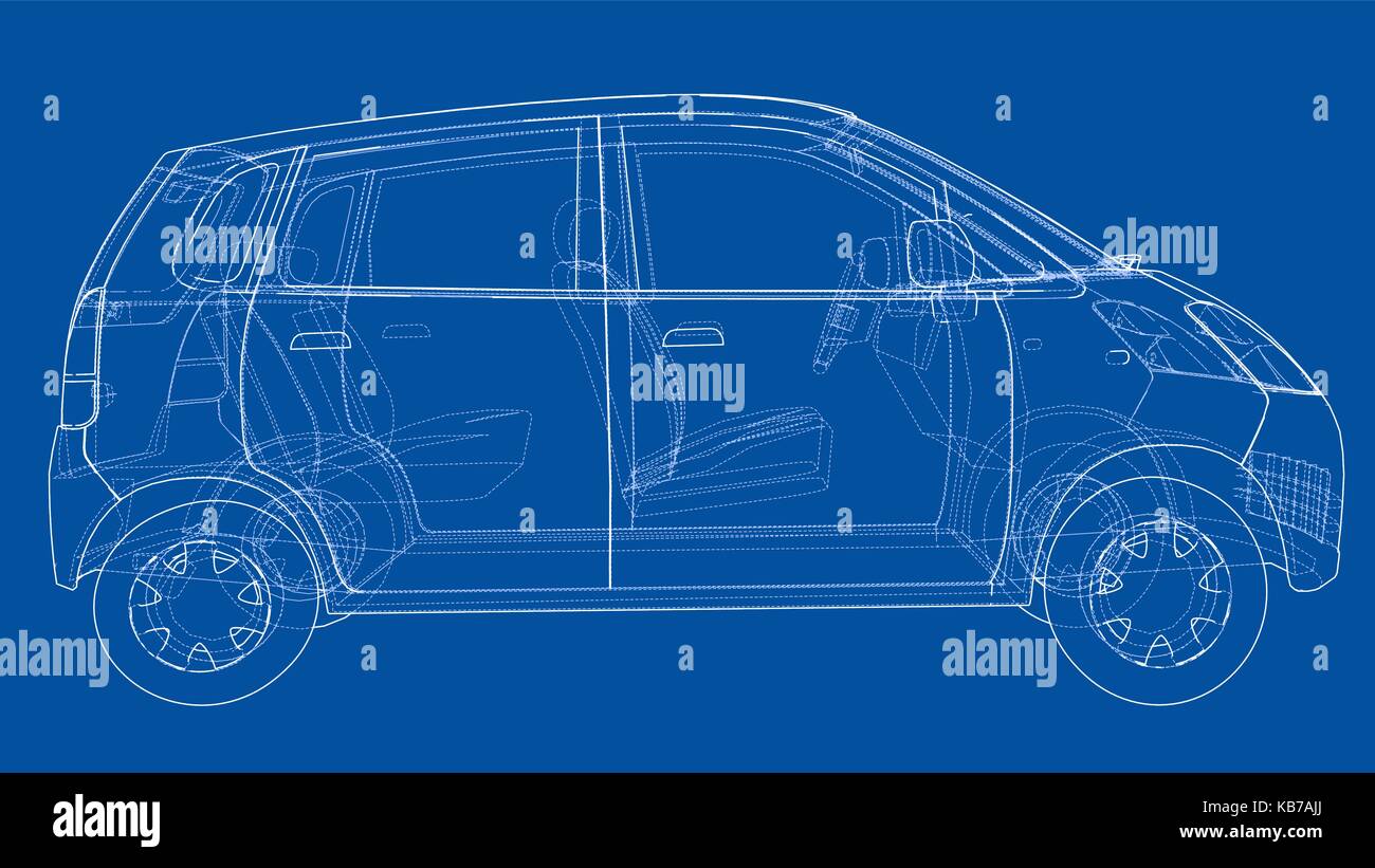 Car sketch. Vector Stock Vector Image & Art - Alamy