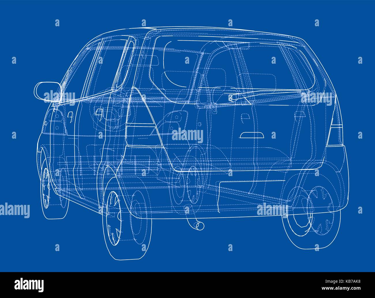 Car sketch. Vector Stock Vector Image & Art - Alamy