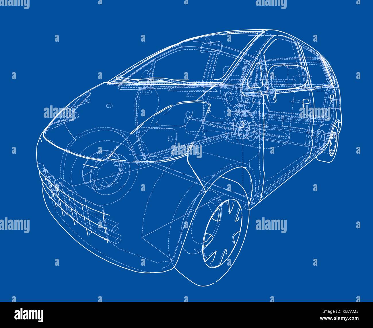 Car sketch. Vector Stock Vector Image & Art - Alamy