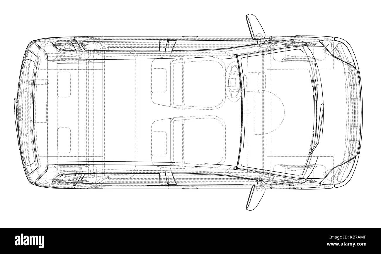 Car sketch. Vector Stock Vector Image & Art - Alamy