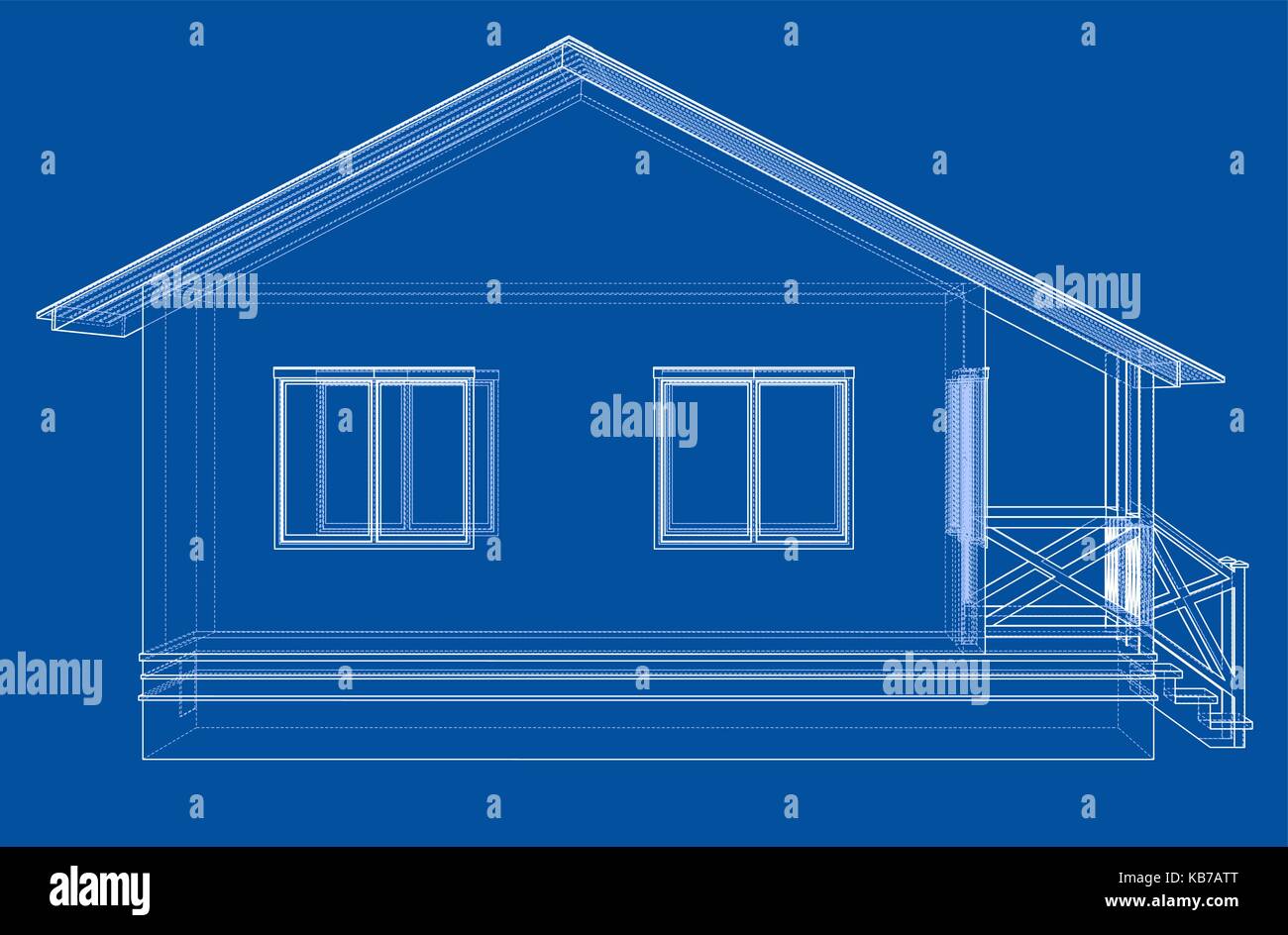 Private House Sketch Vector Stock Vector Image And Art Alamy