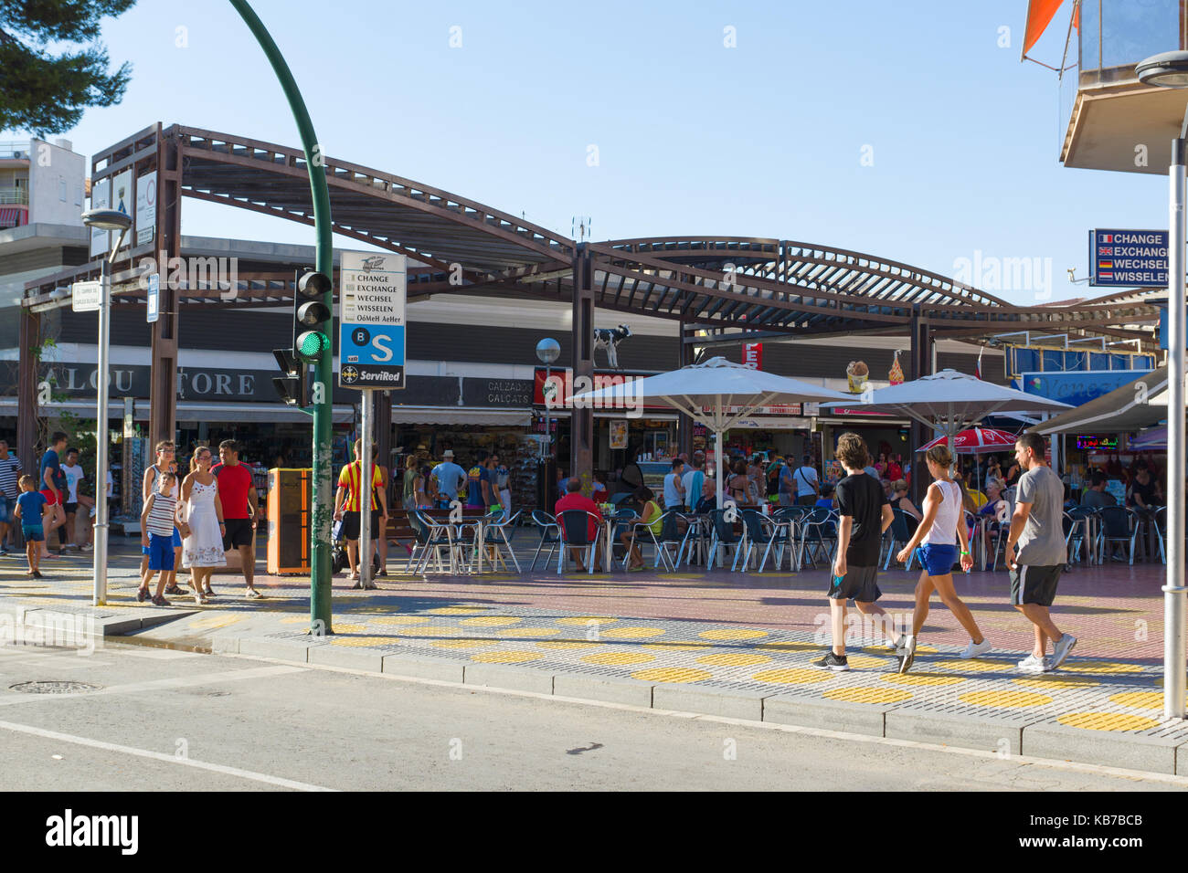 Costa salou beach scene hi-res stock photography and images - Alamy