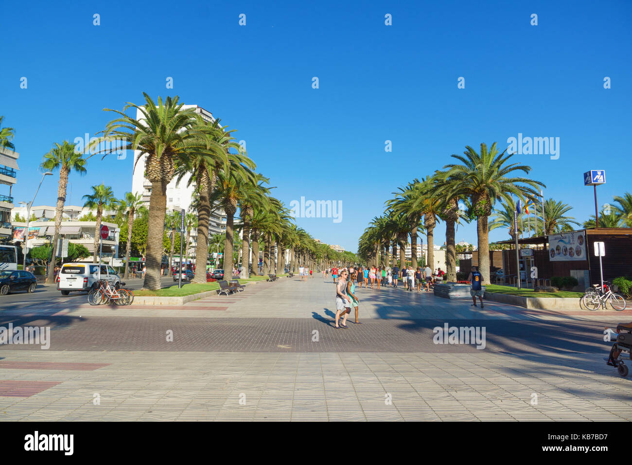 Costa salou beach scene hi-res stock photography and images - Alamy