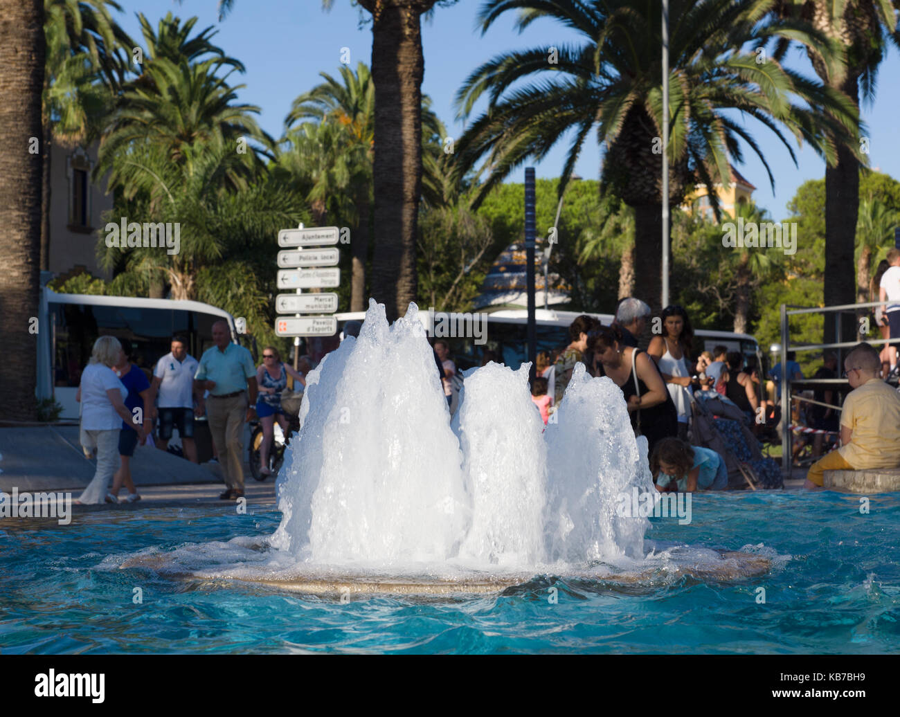 Costa salou beach scene hi-res stock photography and images - Alamy