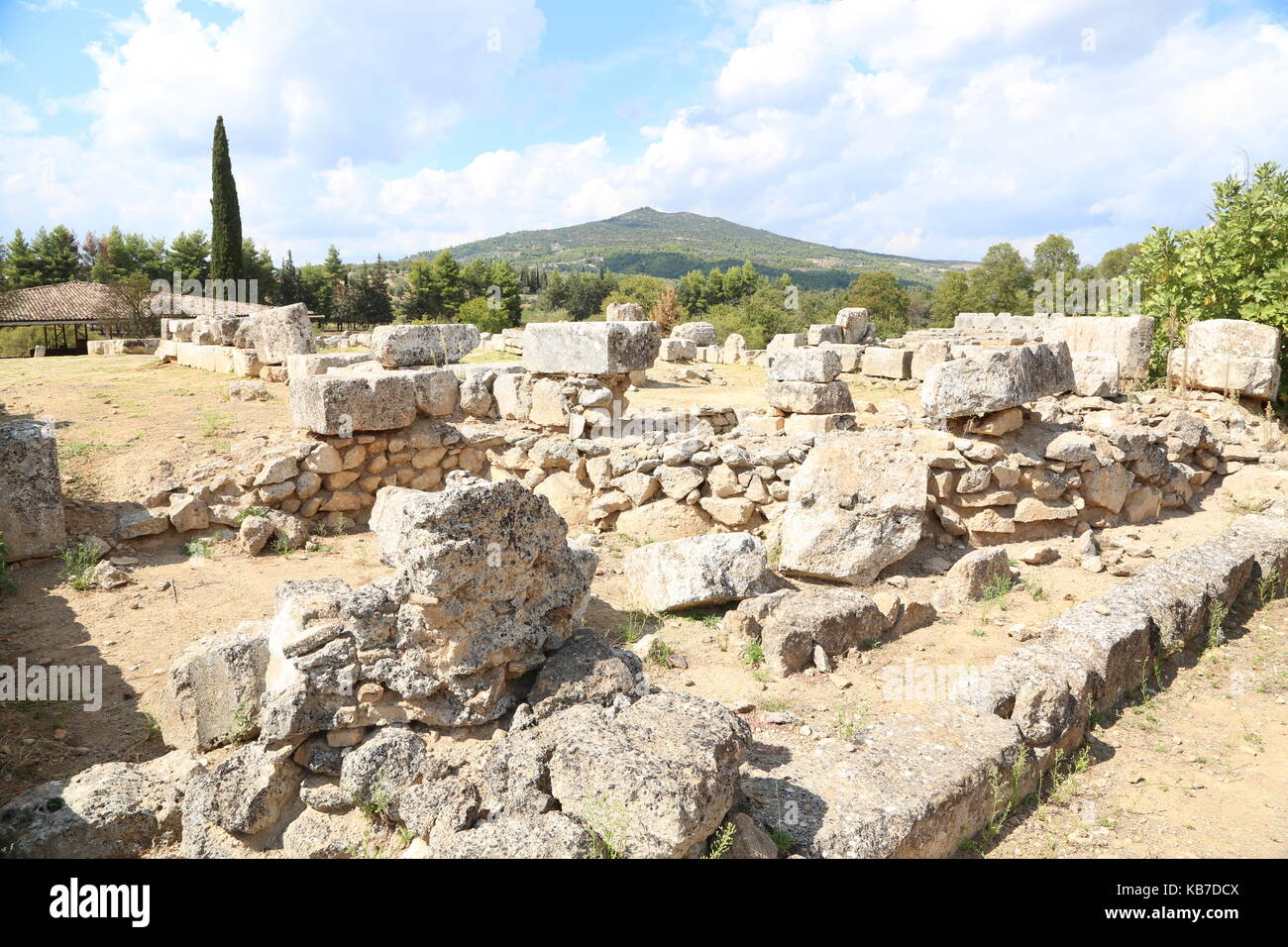 Nemea, Greece, Ancient Nemea Stock Photo - Alamy