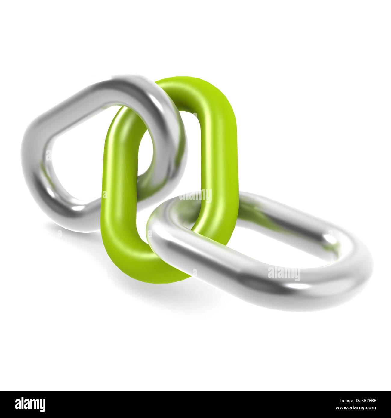 Green steel chain Stock Photo - Alamy