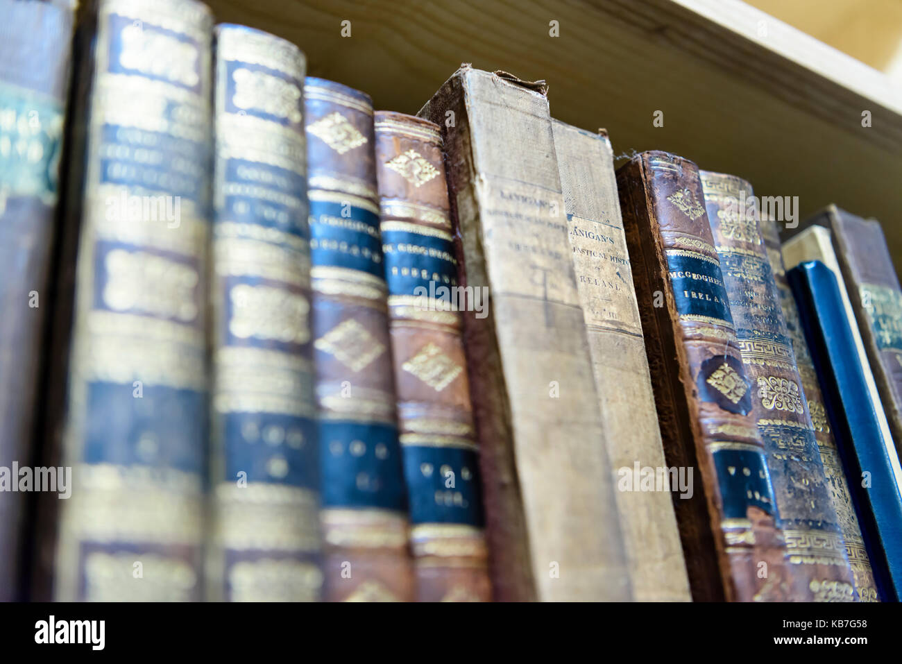 Old Irish theology books in a library specialising in Irish History ...