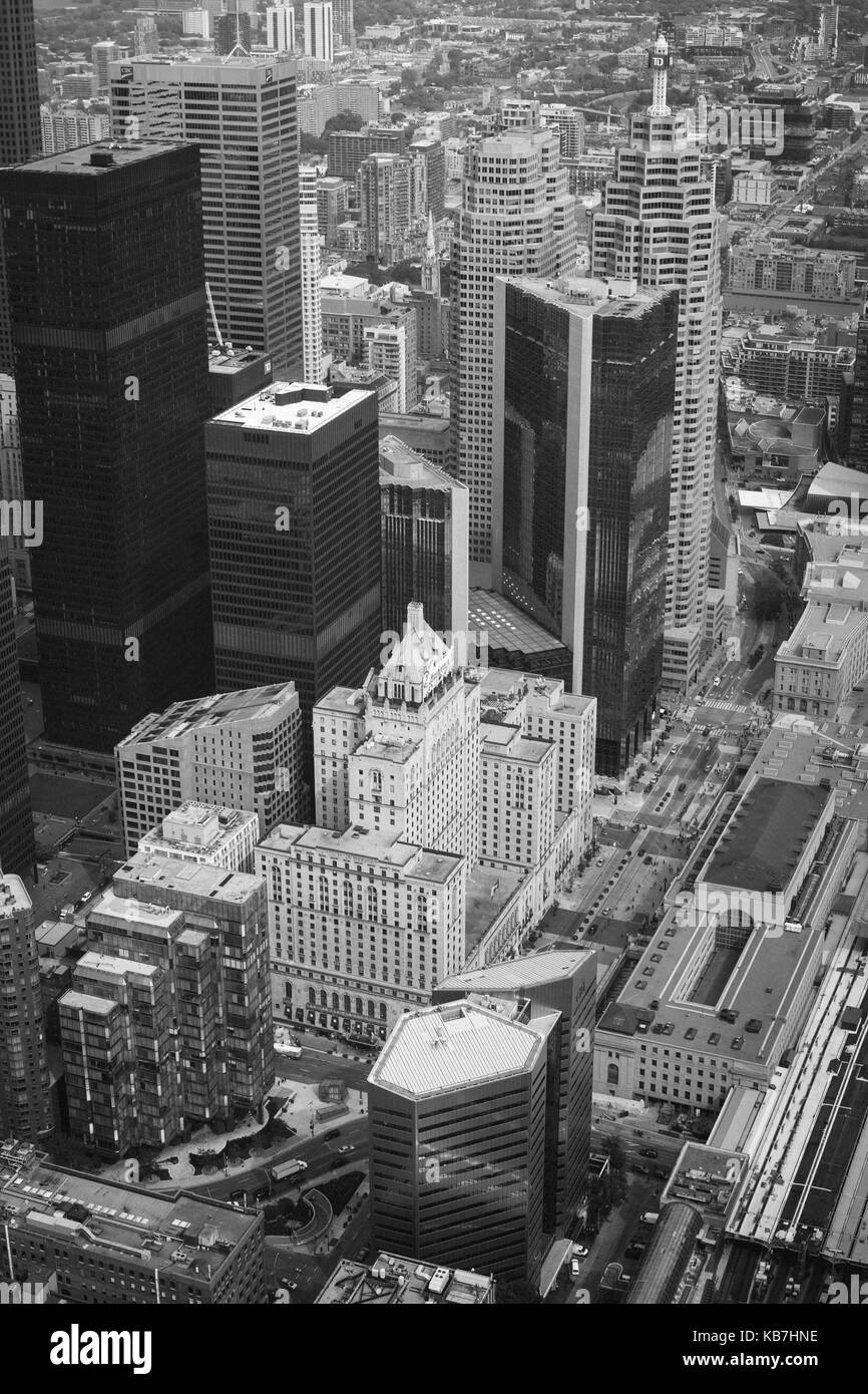 Aerial views of toronto Black and White Stock Photos & Images - Alamy