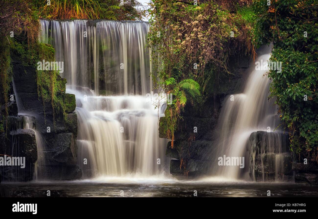 Penllergare waterfall hi-res stock photography and images - Alamy
