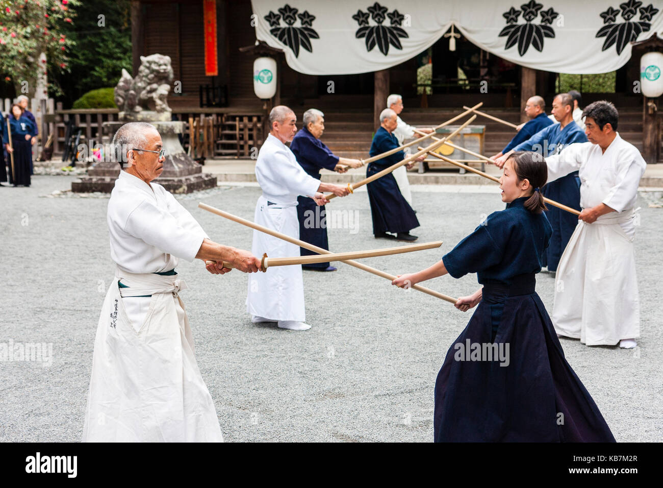 Samurai training hi-res stock photography and images - Alamy