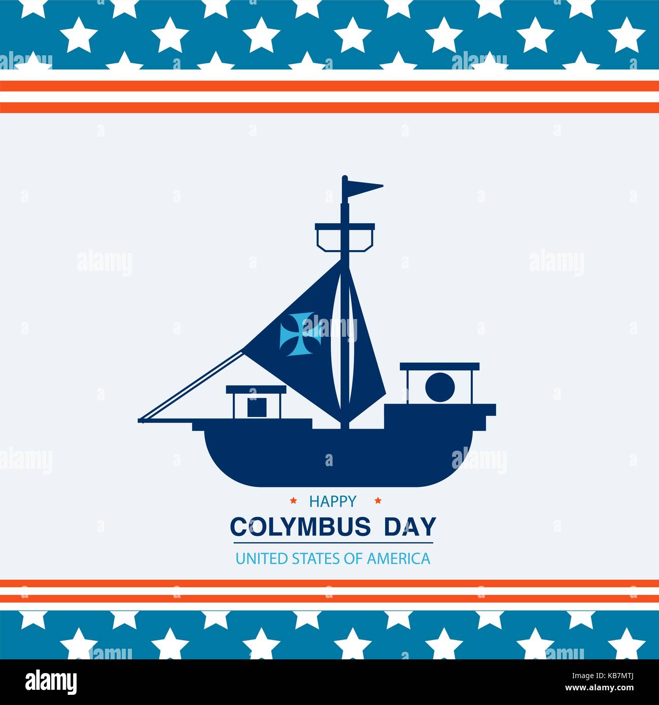 The voyage of christopher columbus Stock Vector Images - Alamy