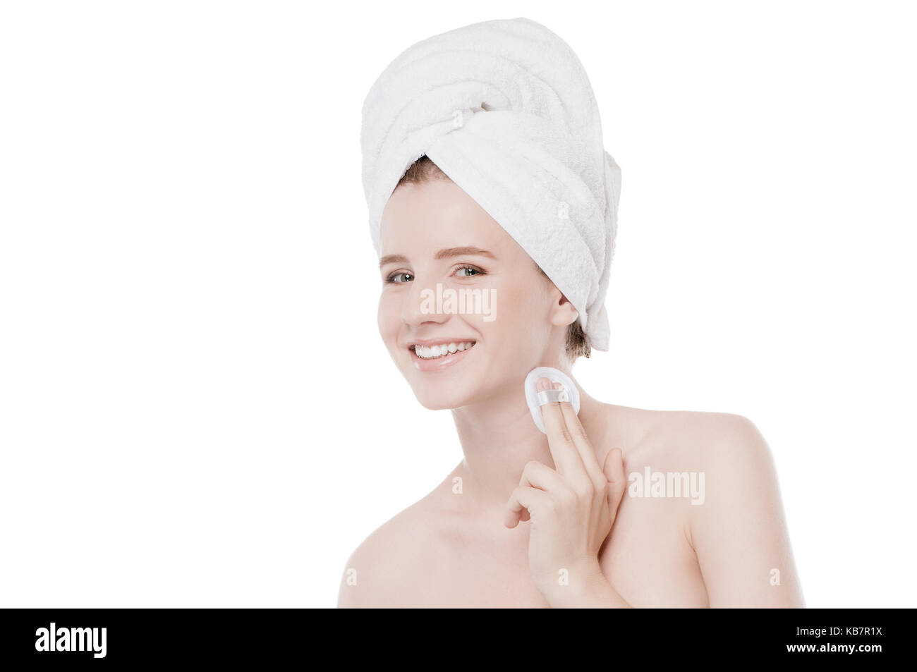 Young woman with perfect health skin of face Stock Photo - Alamy