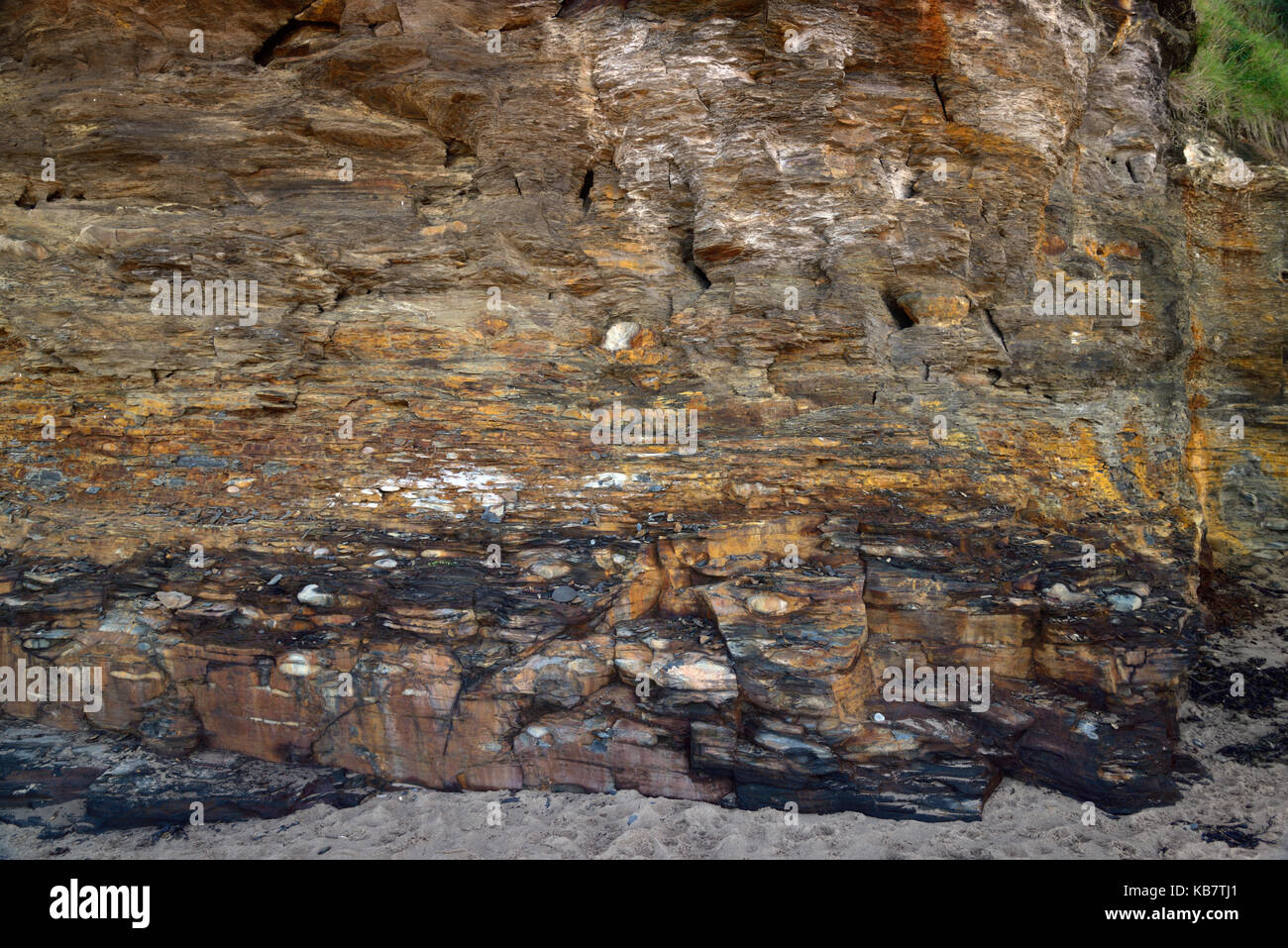 image of cliffs and caves on this fragile coast line Stock Photo - Alamy
