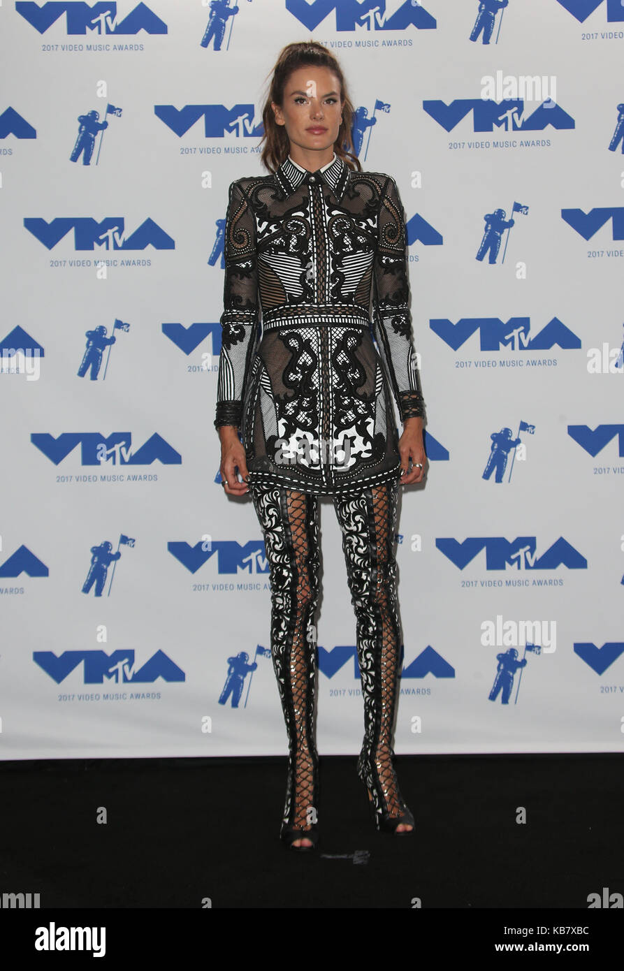MTV Video Music Awards (VMA) 2017 Press Room, held at the Forum in ...