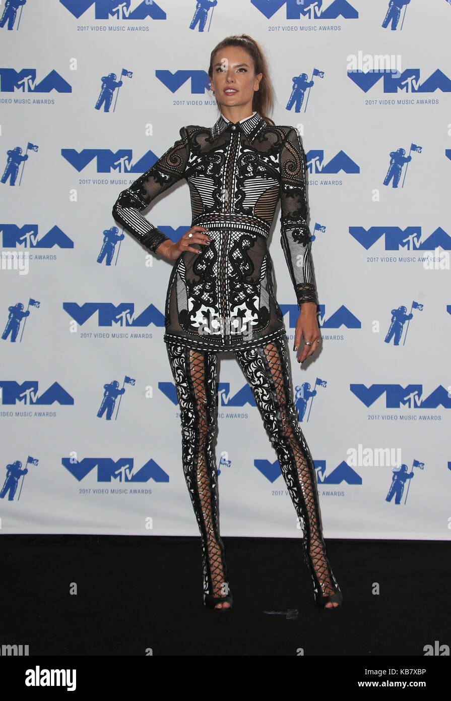 MTV Video Music Awards (VMA) 2017 Press Room, held at the Forum in ...