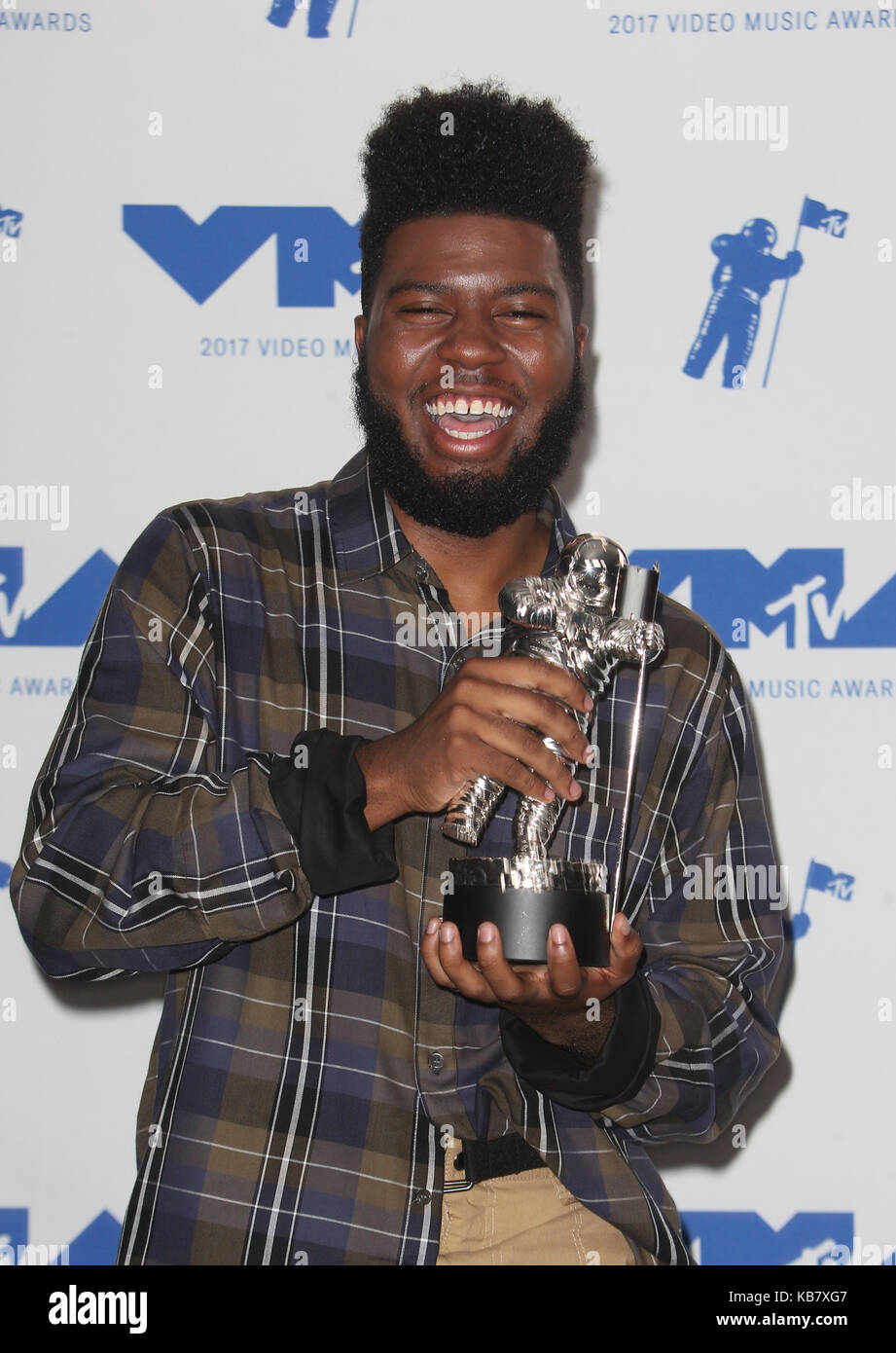 MTV Video Music Awards (VMA) 2017 Press Room, held at the Forum in ...