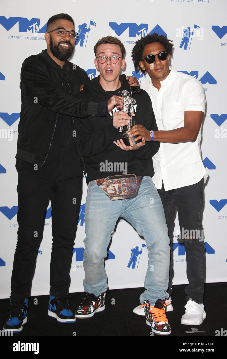 MTV Video Music Awards (VMA) 2017 Press Room, held at the Forum in ...