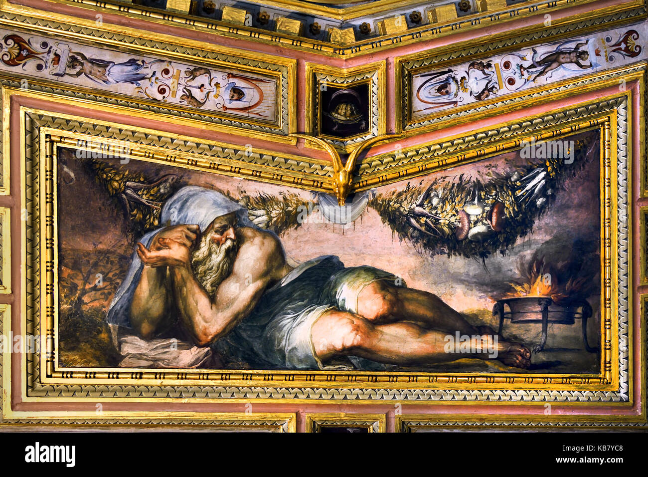 Winter by Giorgio Vasari 1555-1557 The Hercules Room This room (the ...