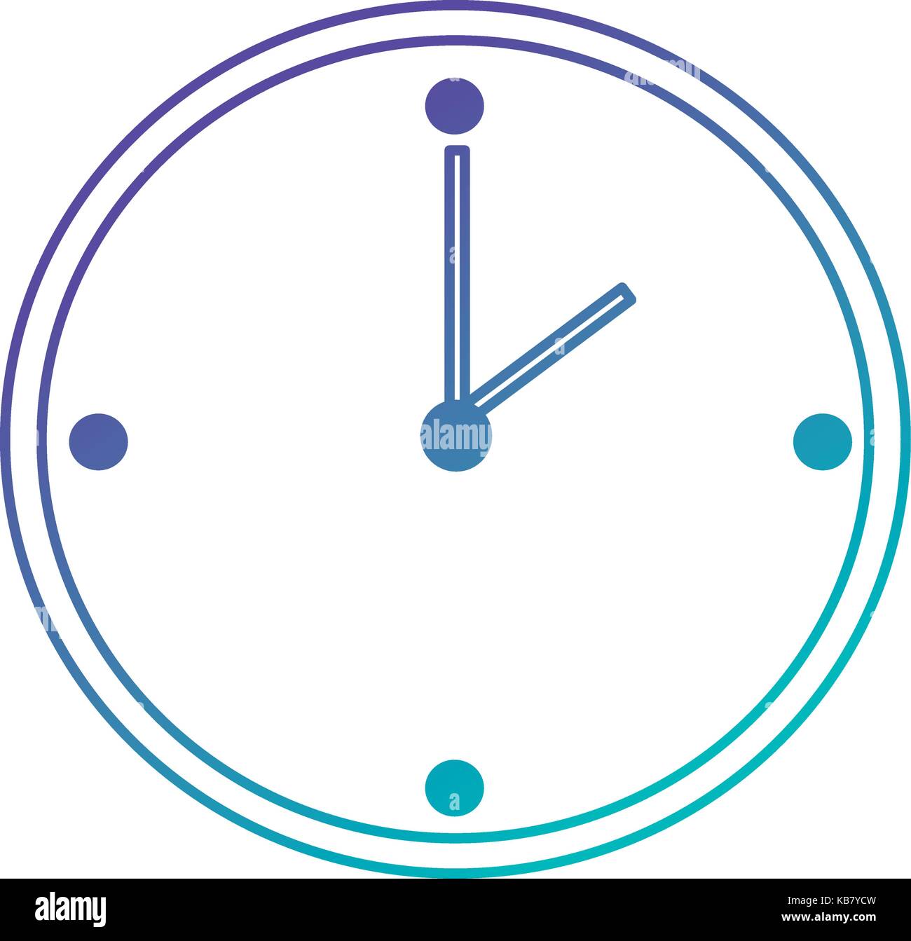 time clock isolated icon vector illustration design Stock Vector Image ...