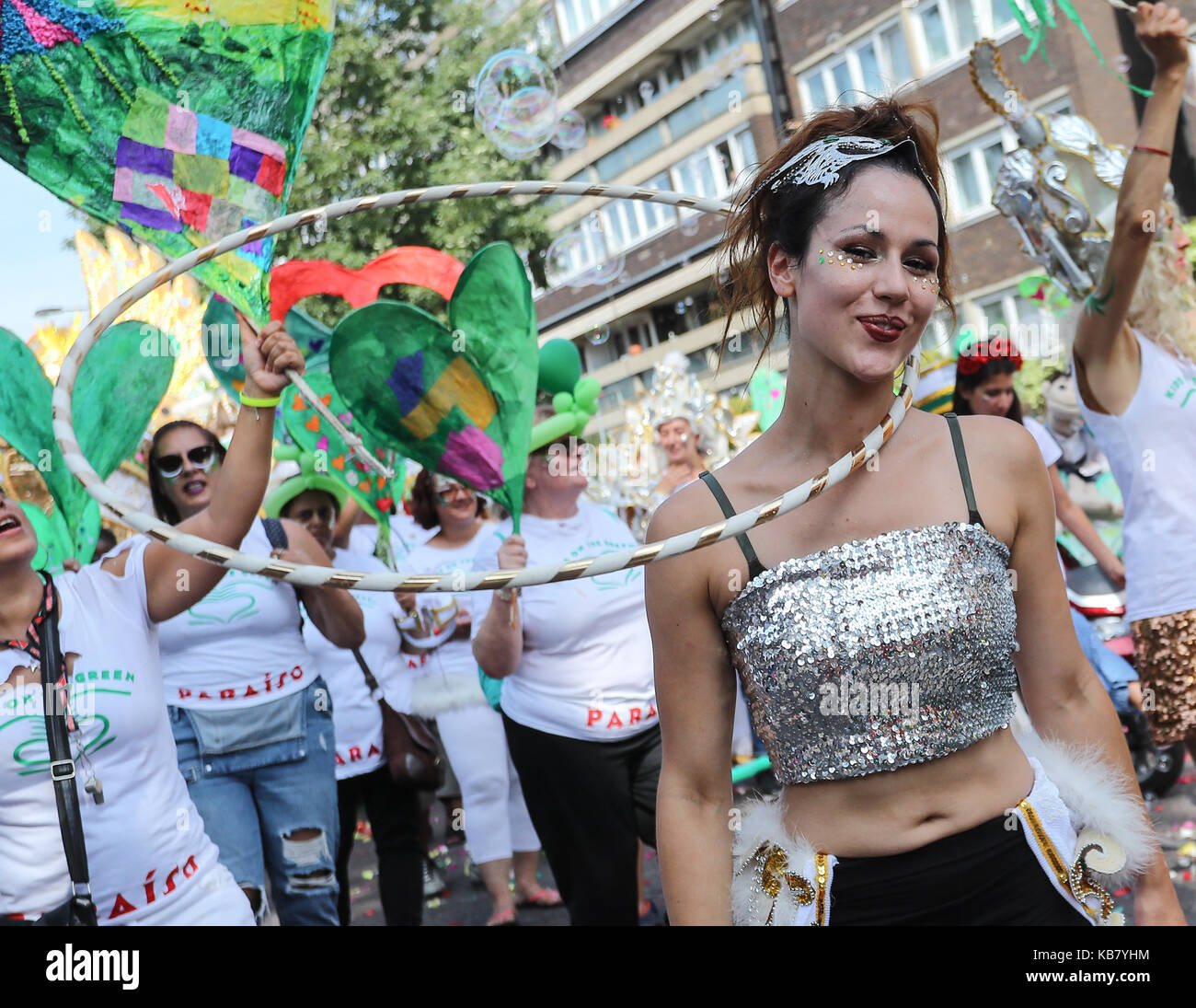 The 2017 Notting Hill Carnival, a celebration of West Indian culture in ...