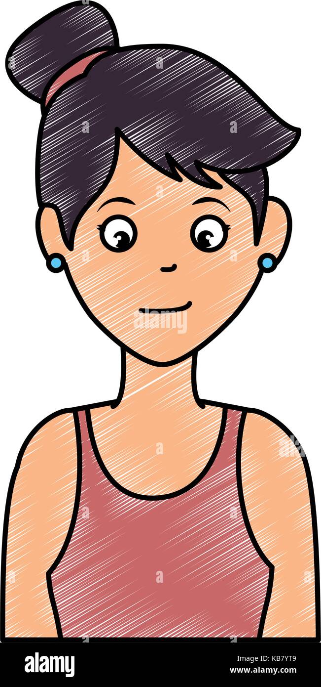 woman athlete in sports suit vector illustration design Stock Vector ...