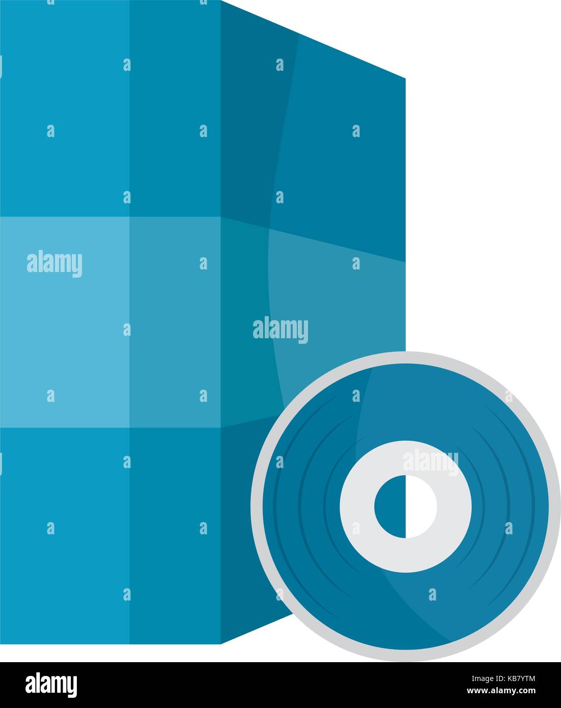 software installation disk and box vector illustration design Stock ...