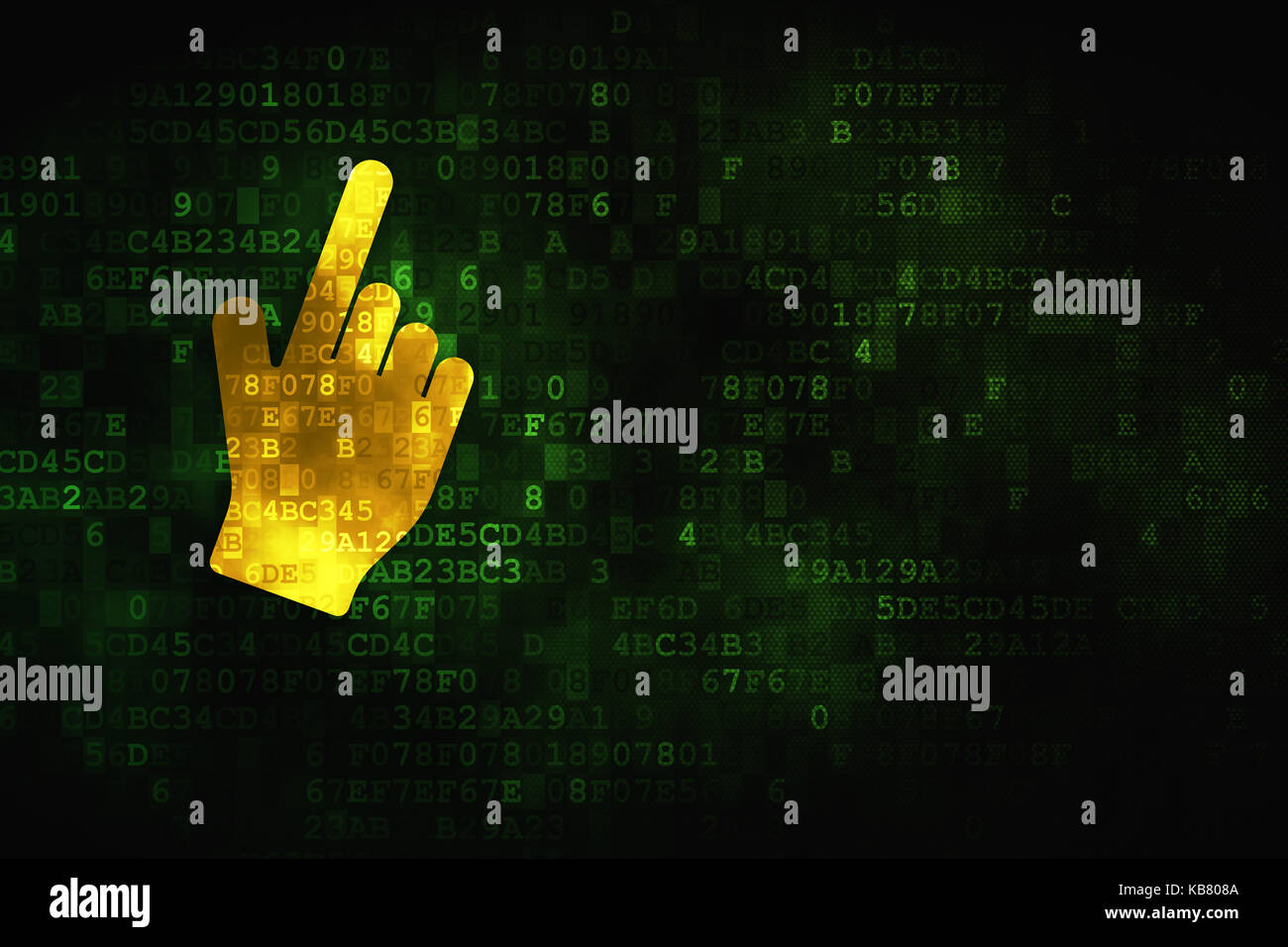 Web design concept: Mouse Cursor on digital background Stock Photo - Alamy