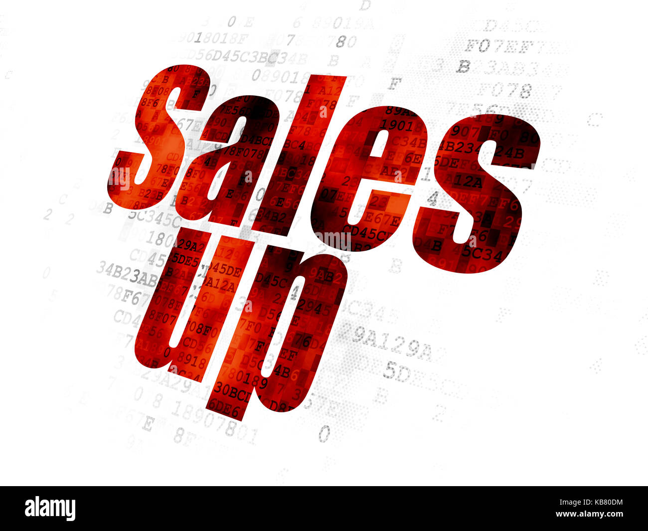 Advertising concept: Sales Up on Digital background Stock Photo - Alamy