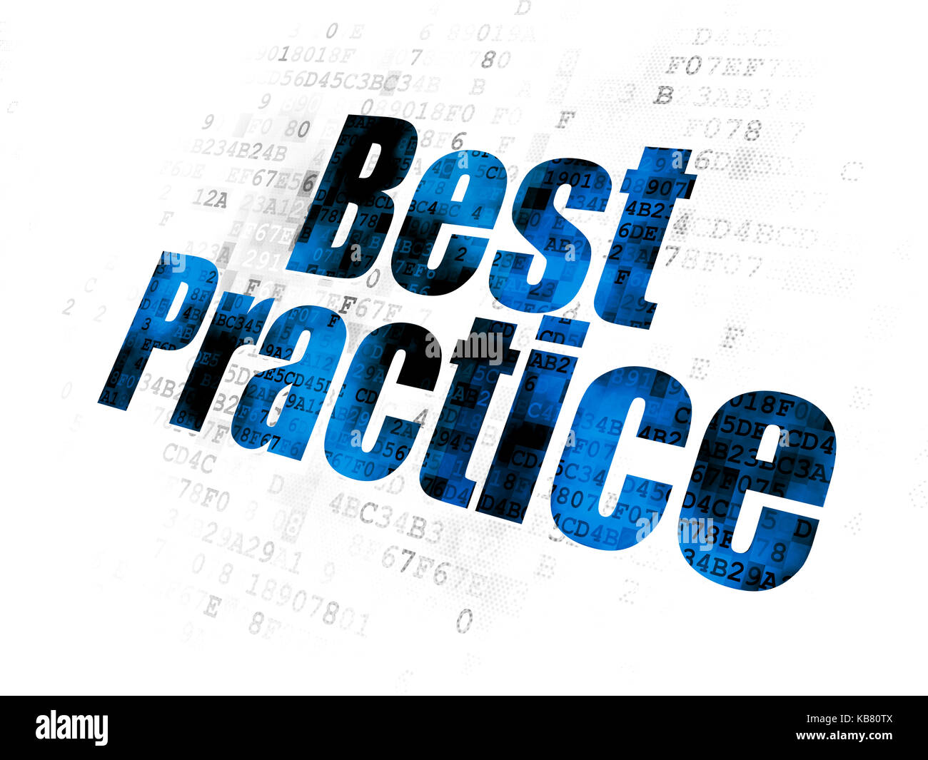 Learning concept: Best Practice on Digital background Stock Photo - Alamy