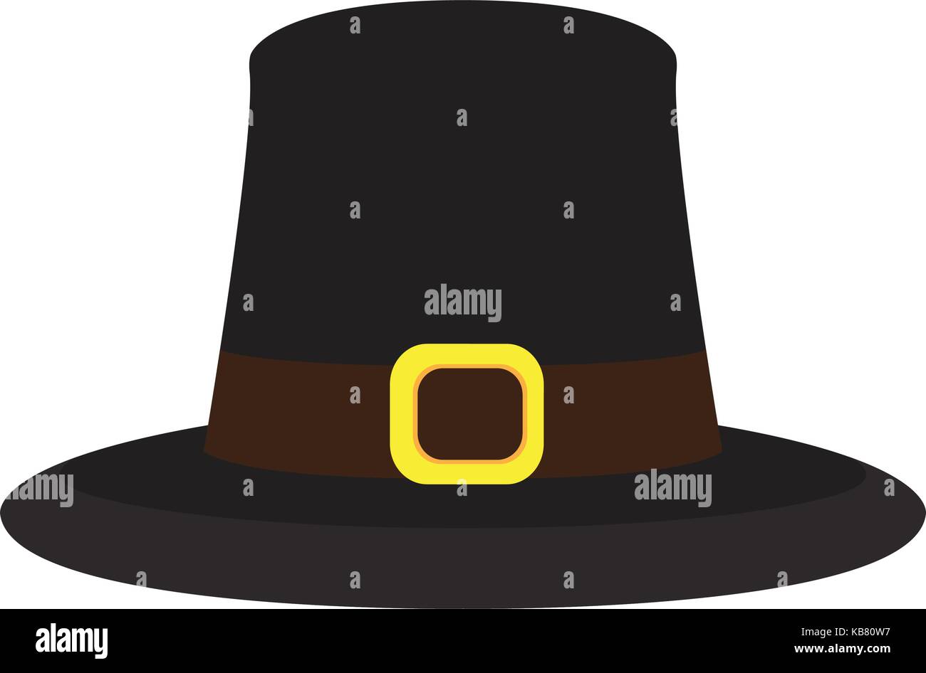 Isolated pilgrim hat Stock Vector Image & Art - Alamy