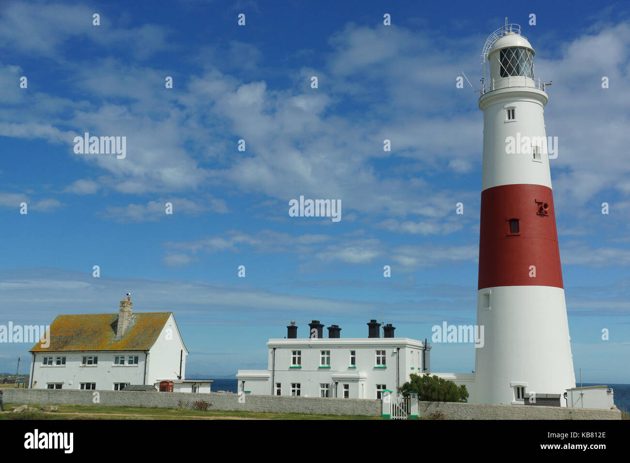 Portland Bill lighthouse located in Portland, UK Stock Photo - Alamy