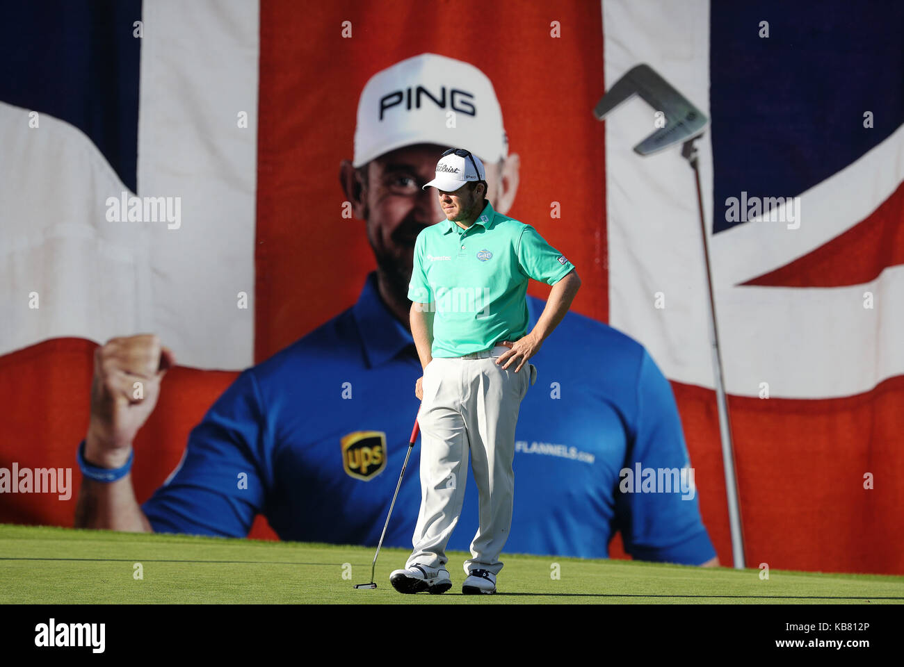 South Africa's George Coetzee on the 18th during day one of the British ...