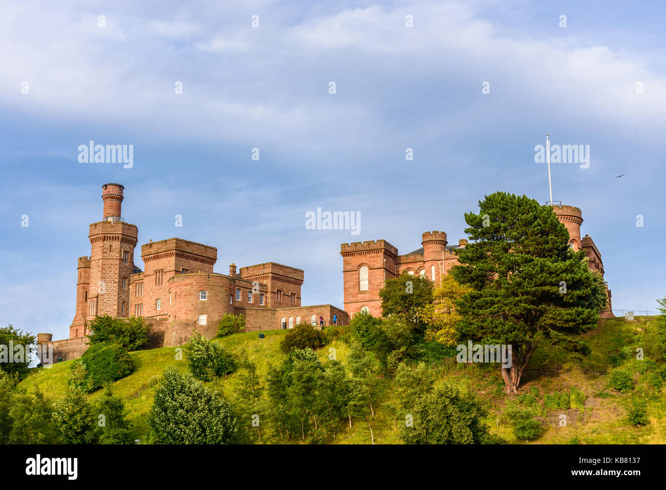 View of the castle of Inverness in Scotland Stock Photo - Alamy
