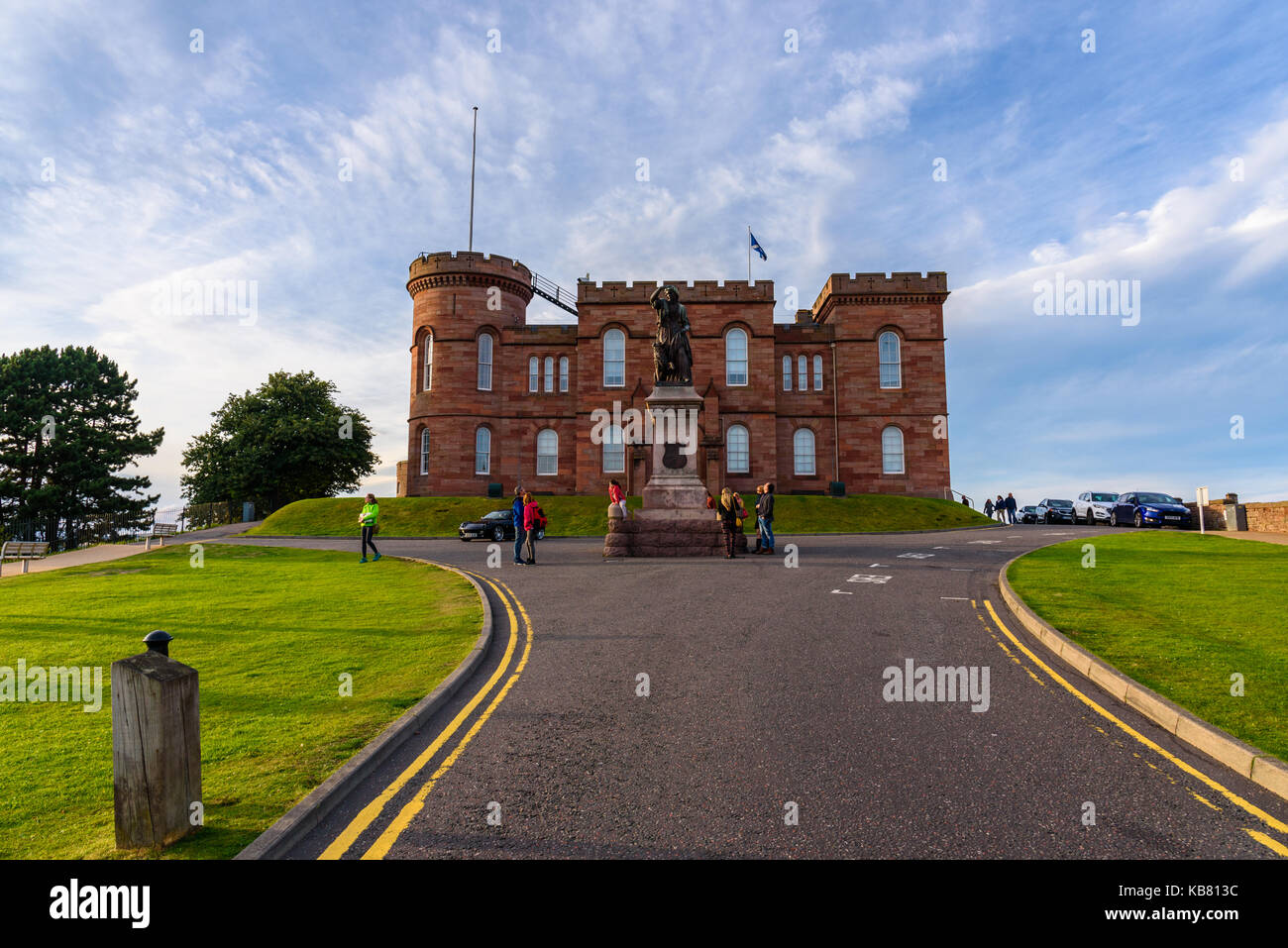 View of the castle of Inverness in Scotland Stock Photo - Alamy