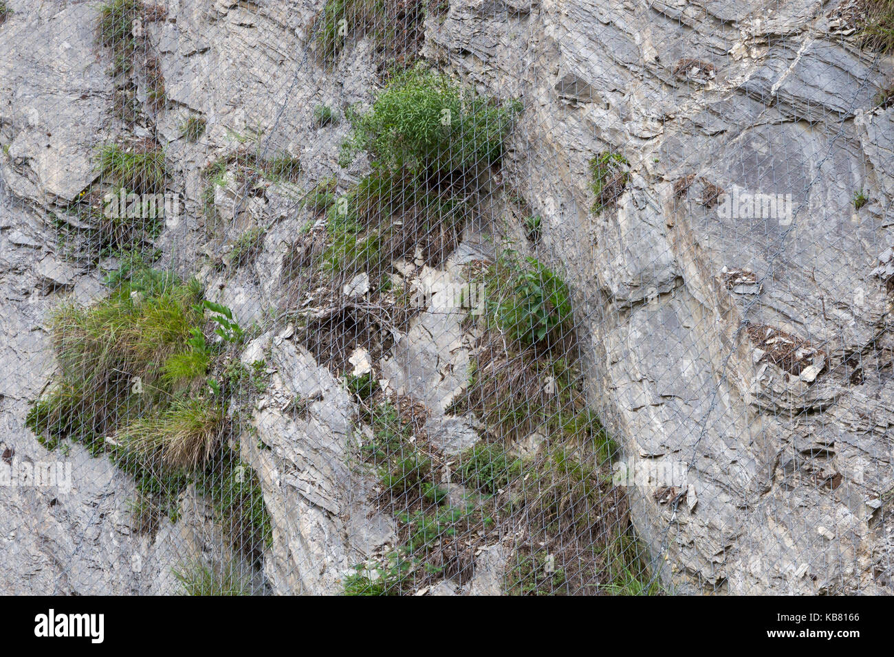 Steel net for protection against rock slide - Metal net background ...