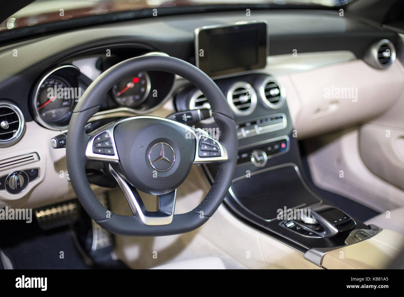 Mercedes dashboard hi-res stock photography and images - Alamy